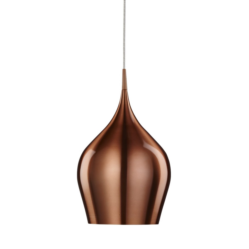 VIBRANT LARGE COPPER BELL PENDANT LIGHT – 6461-26CU | Stanways Stoves ...