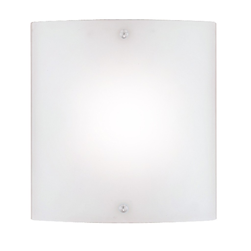 FROSTED GLASS SQUARE WALL LIGHT WITH CHROME TRIM – 1087 | Stanways ...