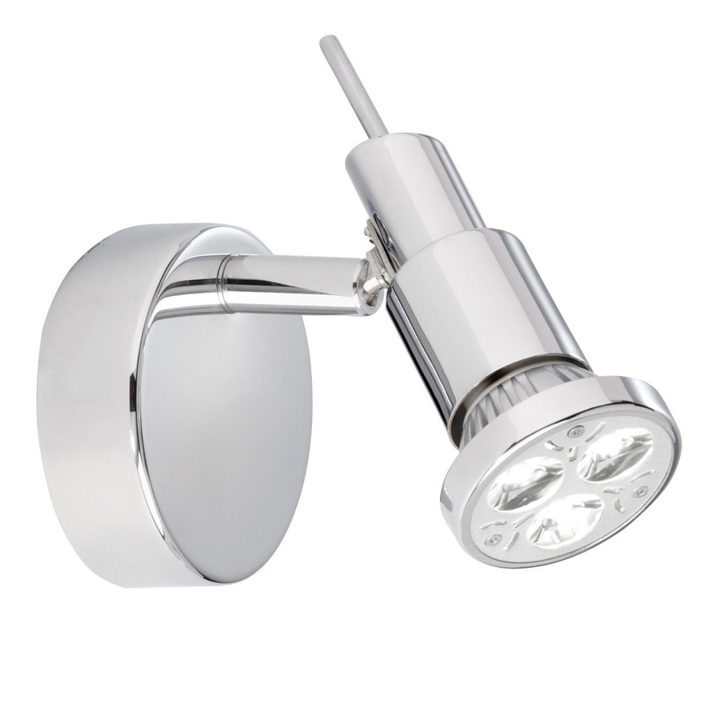 TORCH LED CHROME WALL SPOTLIGHT WITH CIRCULAR BACK PLATE – 5341CC ...